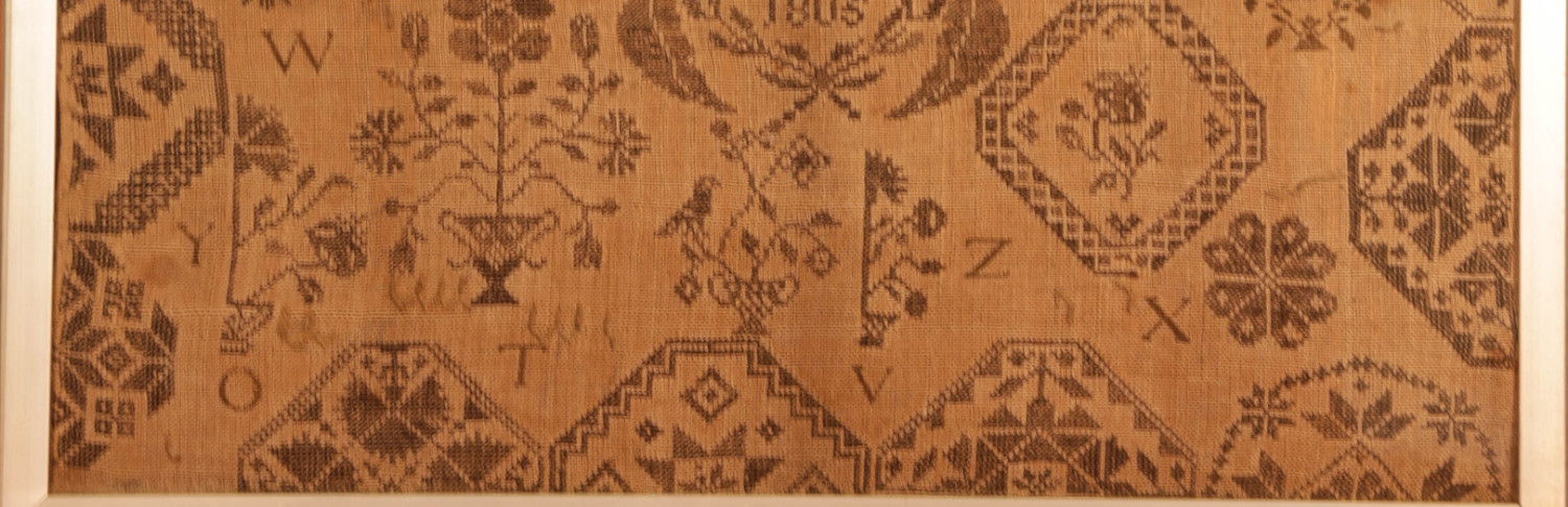 Ackworth Quaker School Sampler Lydia Ladd 1806 | Wickersley Antiques