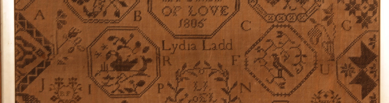 Ackworth Quaker School Sampler Lydia Ladd 1806 | Wickersley Antiques