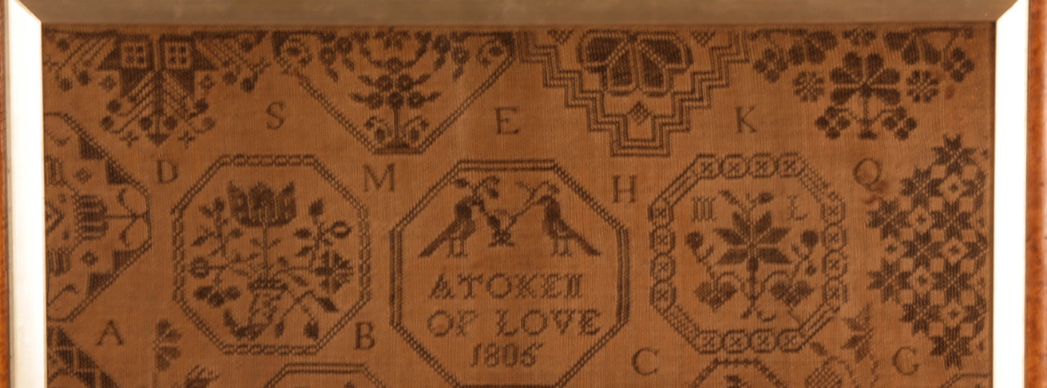 Ackworth Quaker School Sampler Lydia Ladd 1806 | Wickersley Antiques
